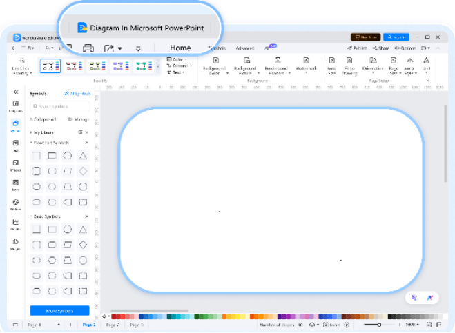 How To Generate a Slide With EdrawMax PowerPoint Add-In